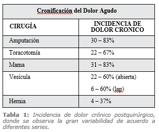 Revista El Dolor - Redefiniendo Dolor Agudo Postoperatorio: Dolor ...